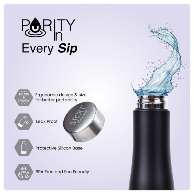 Stolt Bloom Stainless Steel Sipper Bottle – Essential Series – Gift ...